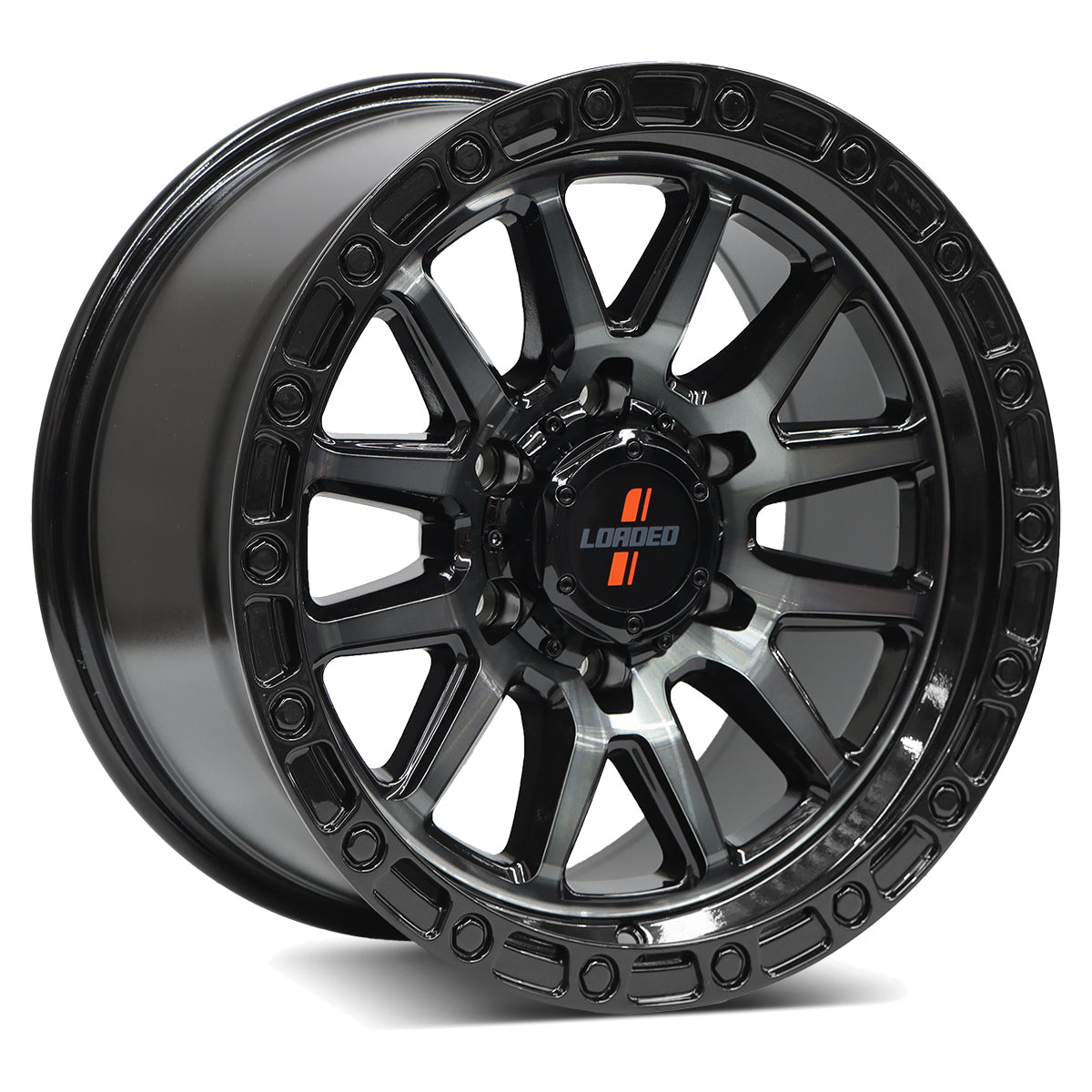 STOCKTON | DARK TINT / BLACK LIP – LOADED 1675kg Load-Rated Wheels